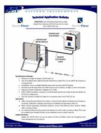 CentriFlow Technical Information - EI Mass Flow Meters